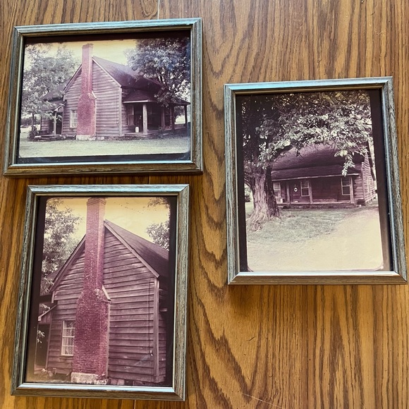 Accents | Rustic Wooden Frame Set With Vintage Photos | Poshmark